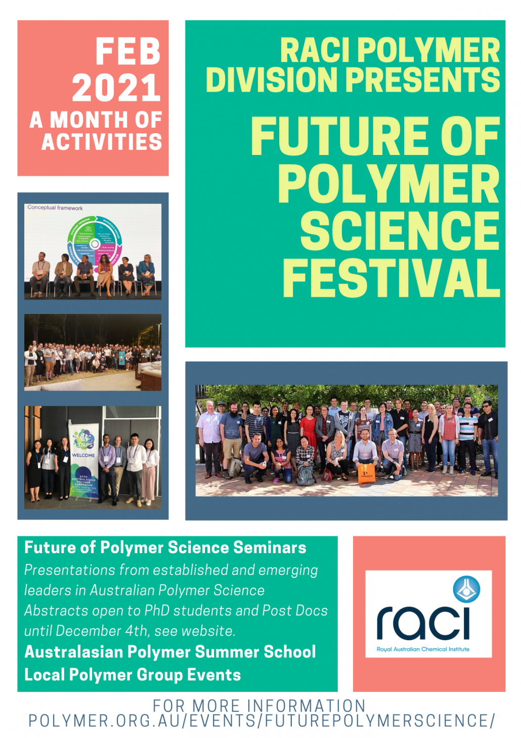 The Future of Polymer Science Festival | RACI Polymer Division